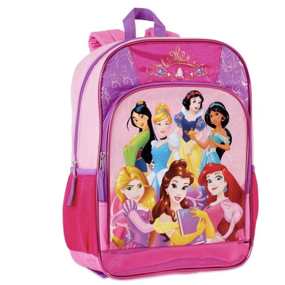 Disney | Accessories | Girls Disney Princesses 6 Backpack School Book ...